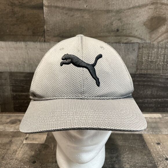 Puma | Accessories | Mens Lxl Gray Puma Logo Hat Ballcap Soft Athletic ...